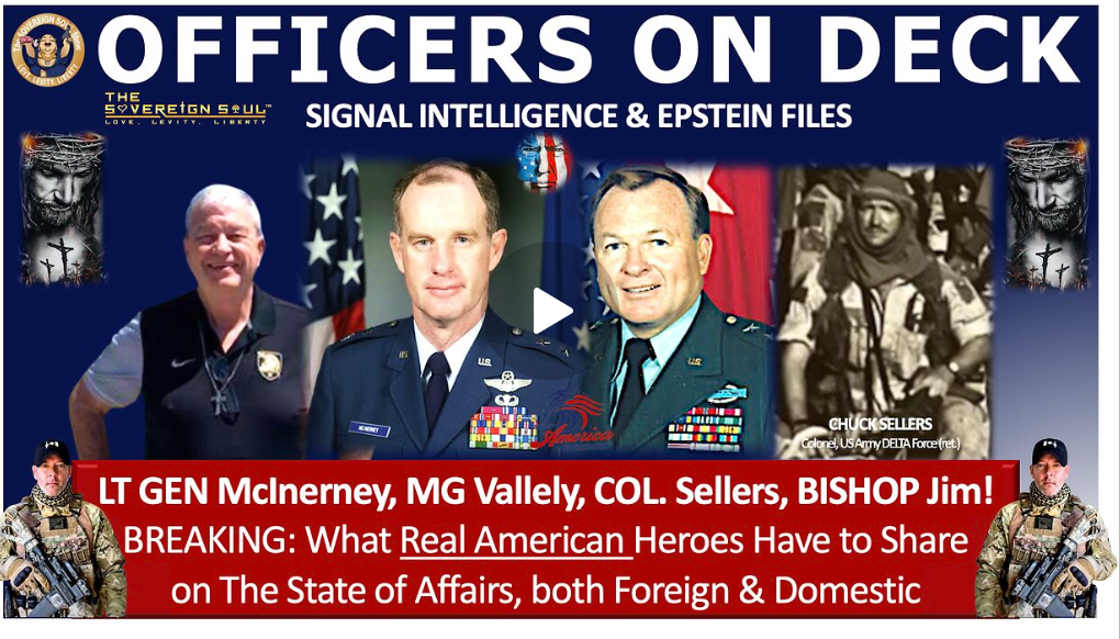 BREAKING: LTG McInerney, MG Vallely, COL Sellers, Bishop Jim on [DS ...